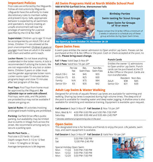 swimming lessons grades
