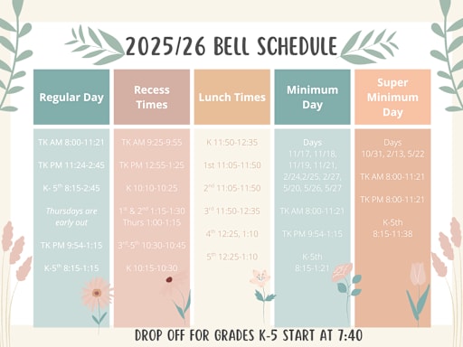 naumann elementary bell schedule