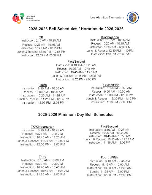 naumann elementary bell schedule