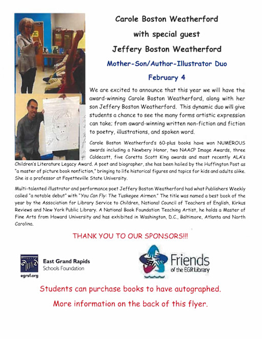 author visit flyer