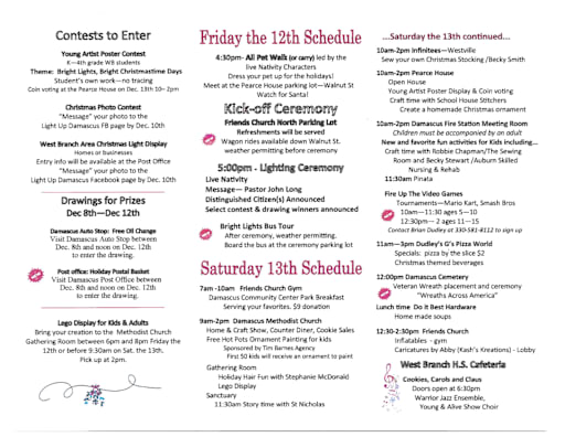 light cafeteria number