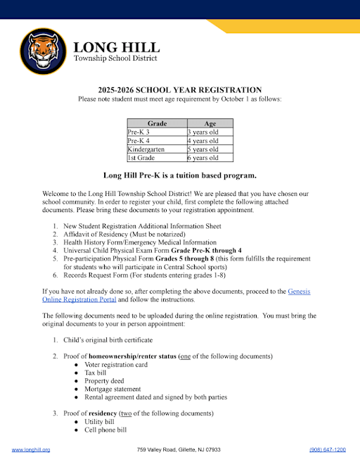 school registration status