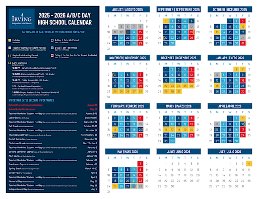 van isd calendar