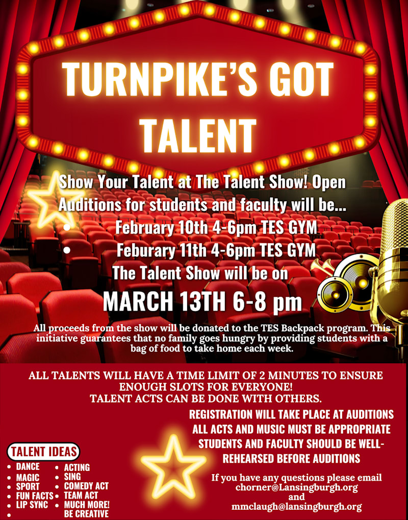 School Talent Show Poster