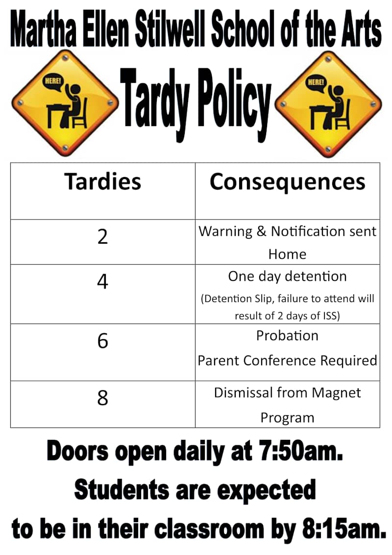 tardy procedures for students