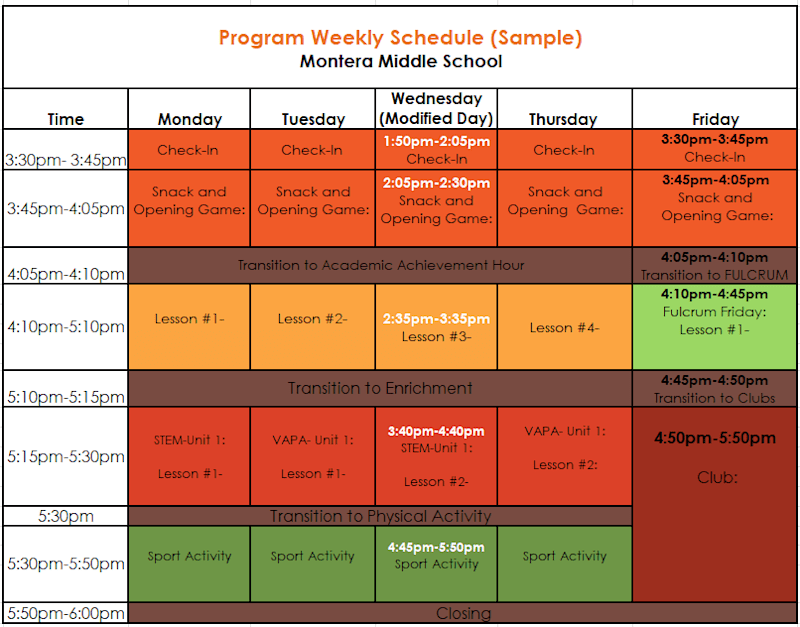 school after middle school