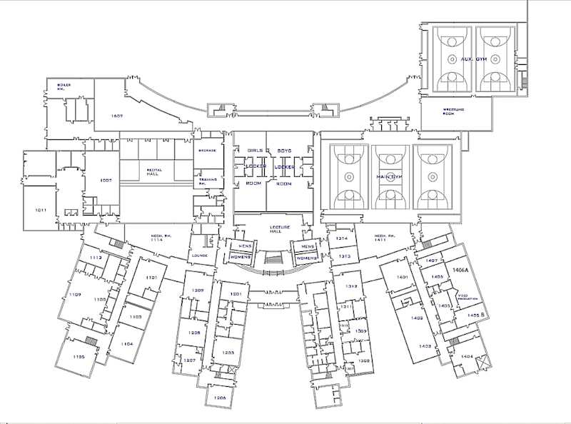 Roseville High School Campus Map
