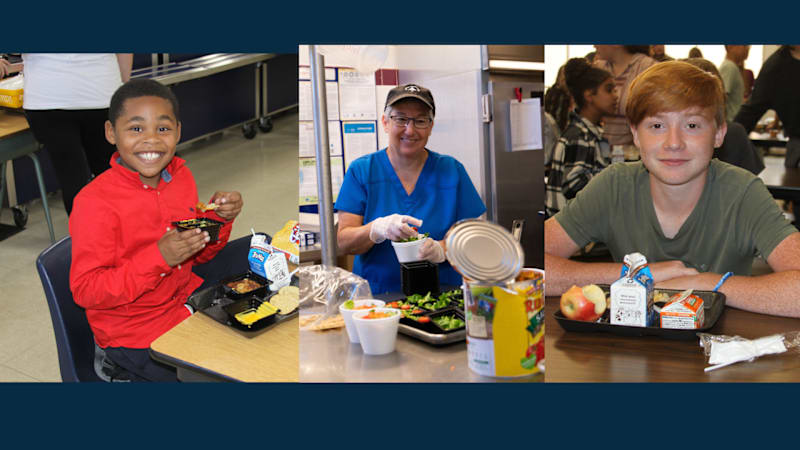 elementary school cafeteria worker