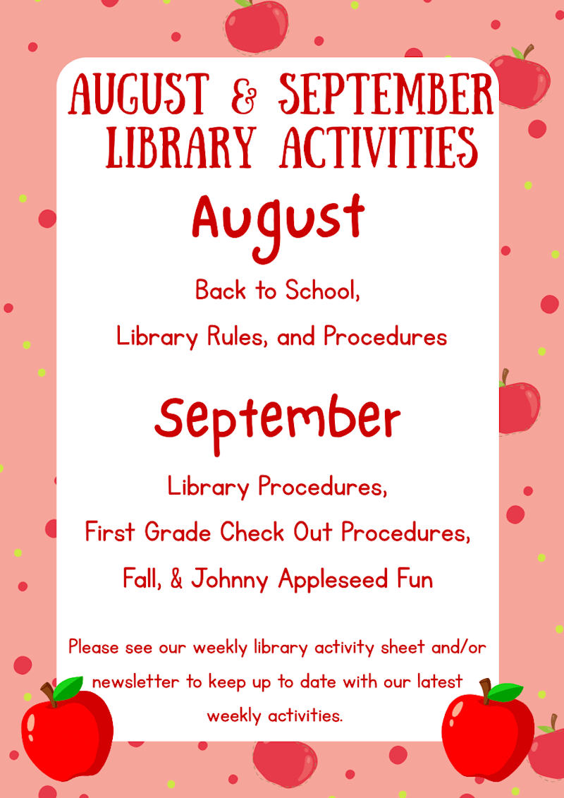 elementary library rules and procedures