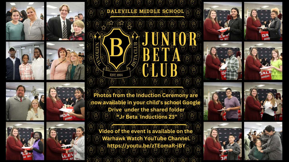 Junior Beta Club - Daleville Middle School