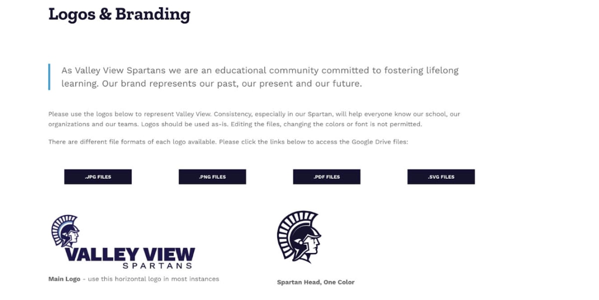 what does school logo represent