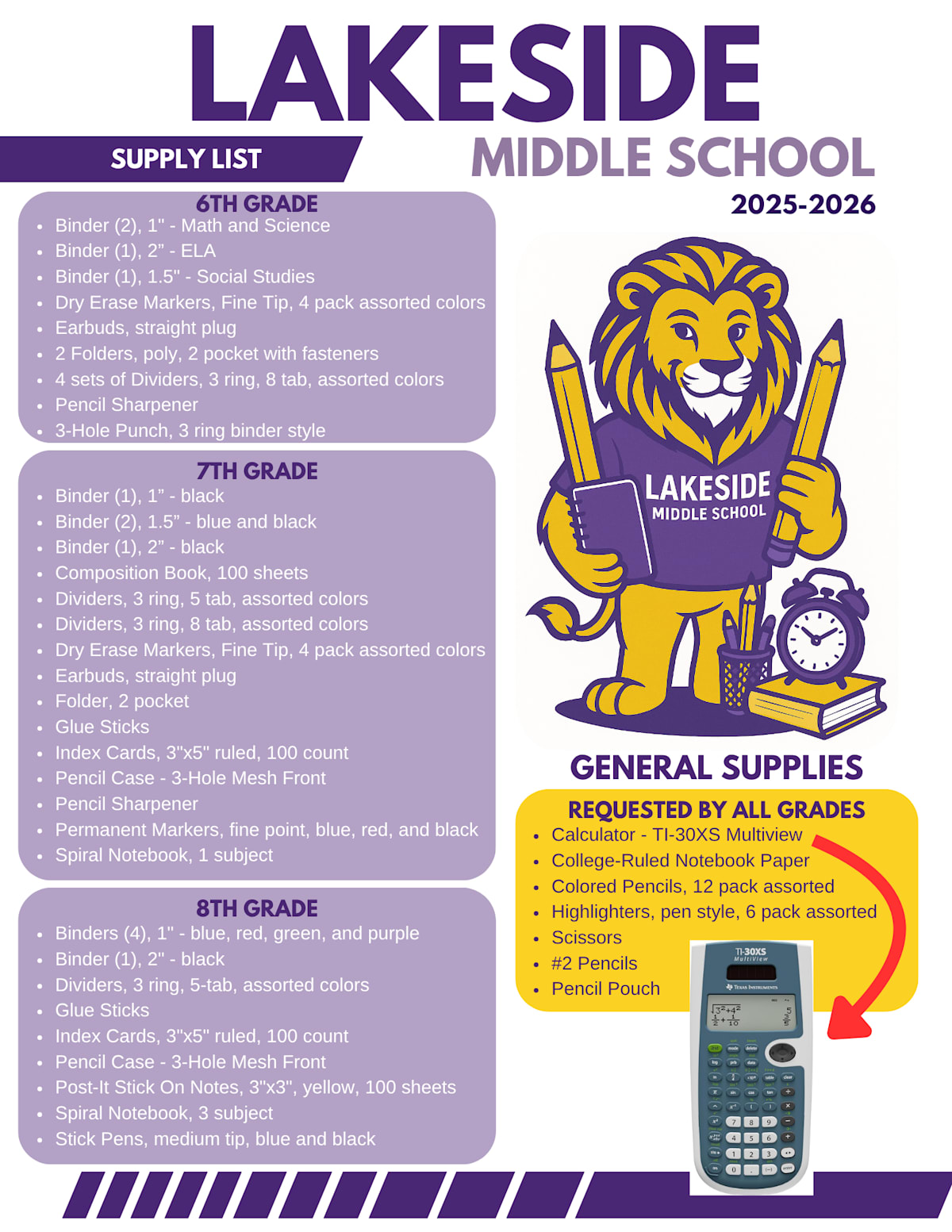 News & Announcements - Lakeside Middle