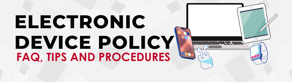 personal electronics policy