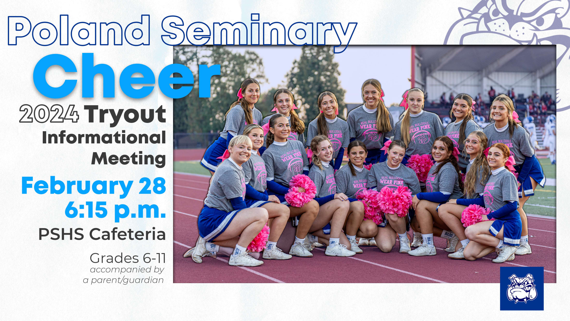 PSHS Cheerleaders, 2024 PSHS Cheer Tryout Informational Meeting