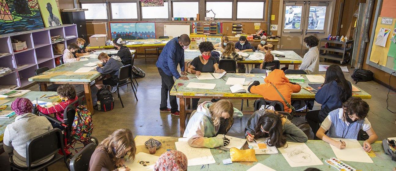 Middle School Art Classroom