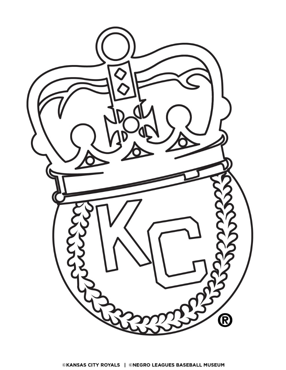 royals baseball coloring pages
