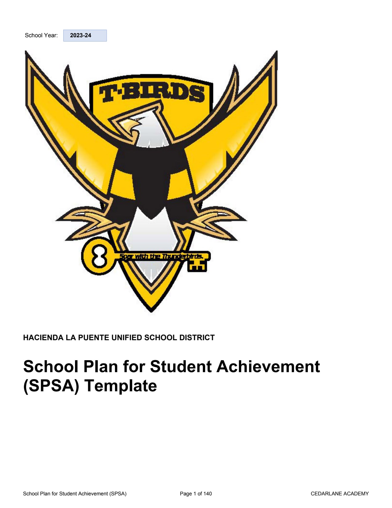 SPSA - Cedarlane Academy