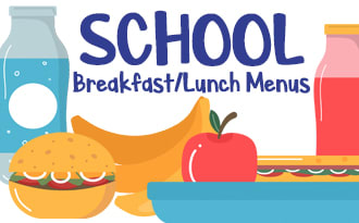 School Lunch Menu Clipart