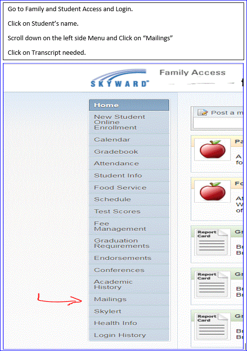 Unofficial Transcripts