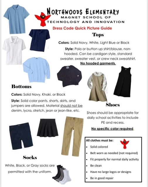 School Uniform - Northwoods Elementary Magnet School of Technology and ...