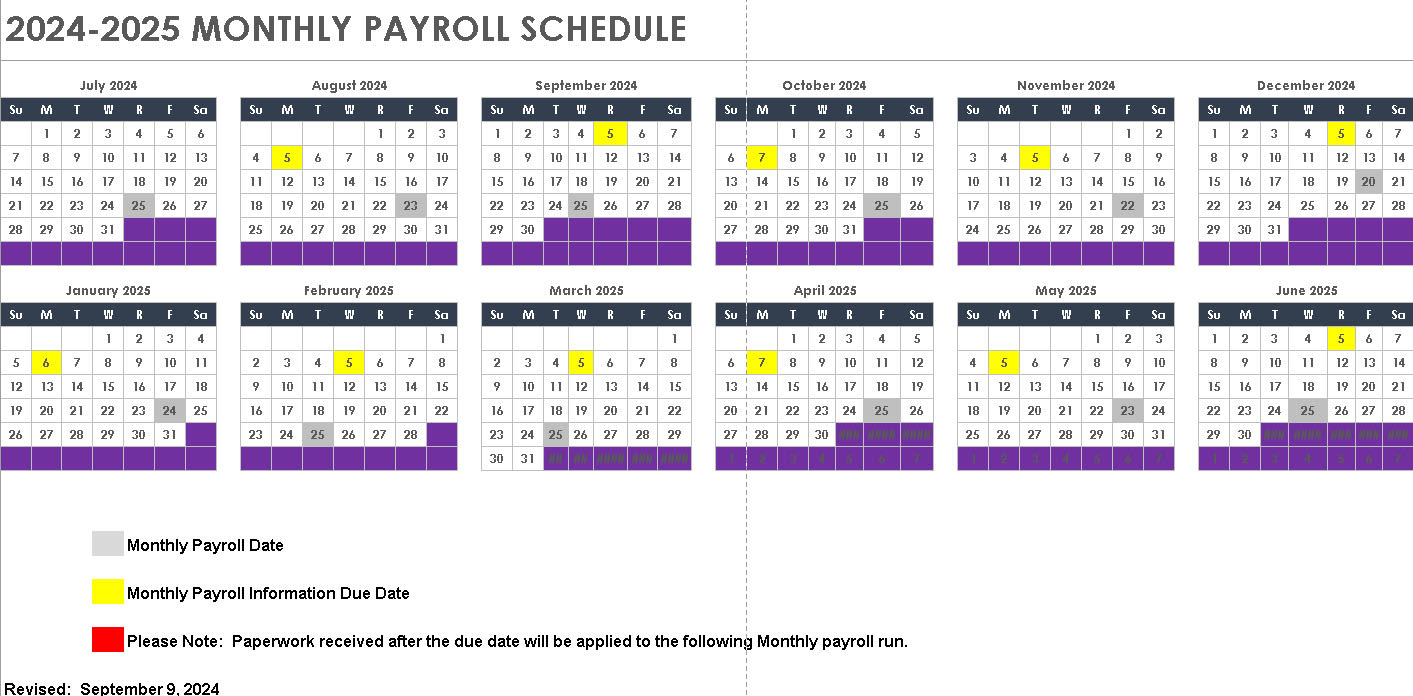 Payroll Department - Weslaco Independent School District