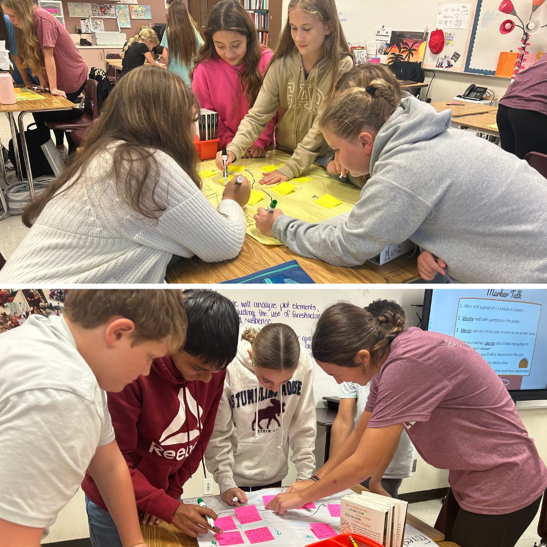 7th Grade English Marker Talk | Board Posts