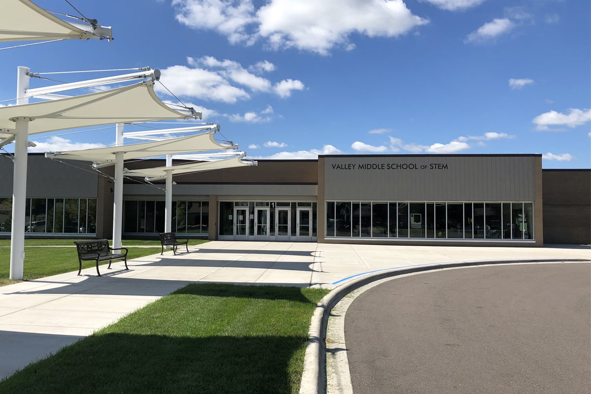 Blue Valley Middle School Logo