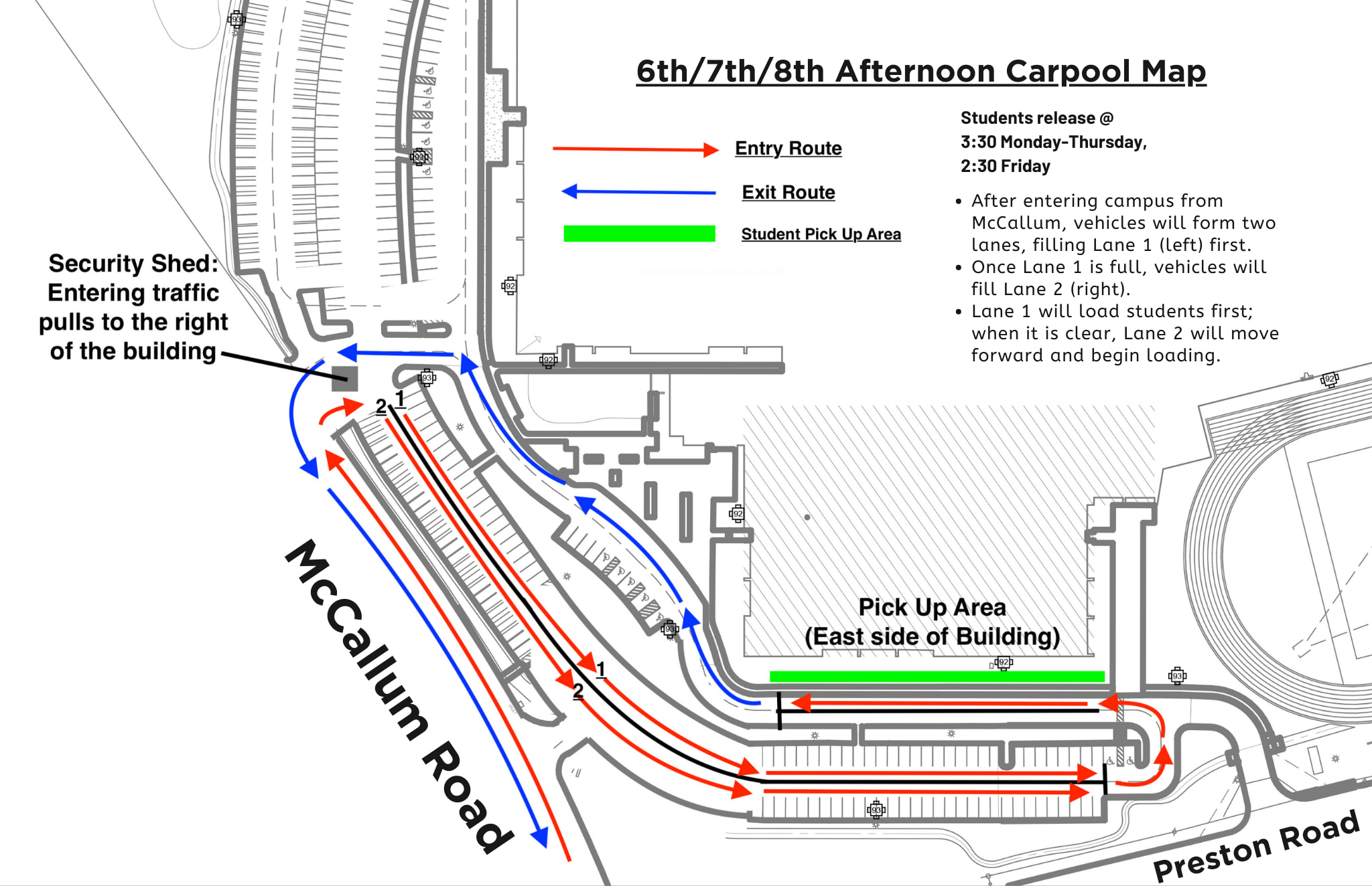 Carpool Times & Tips - Shelton School