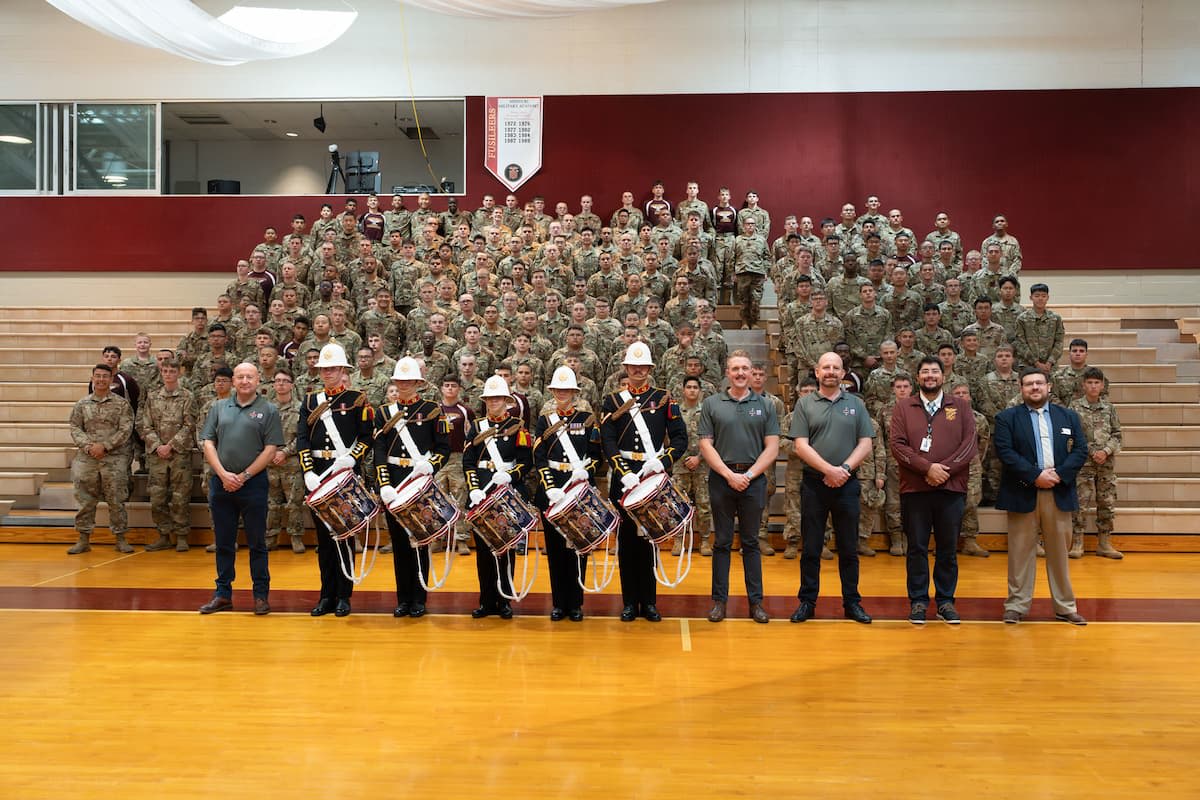 Royal Marines Corps of Drums Visits MMA | News Details