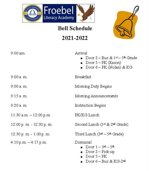 Sandalwood High School Bell Schedule