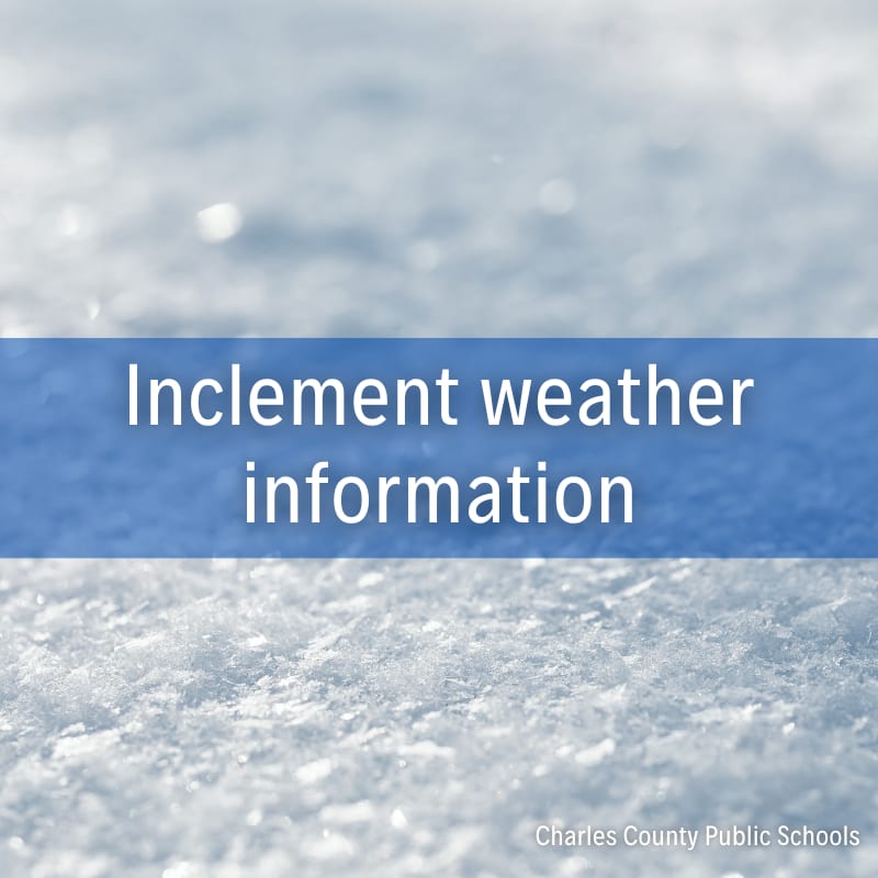 Charles Co. - Inclement weather information | Southern Maryland ...