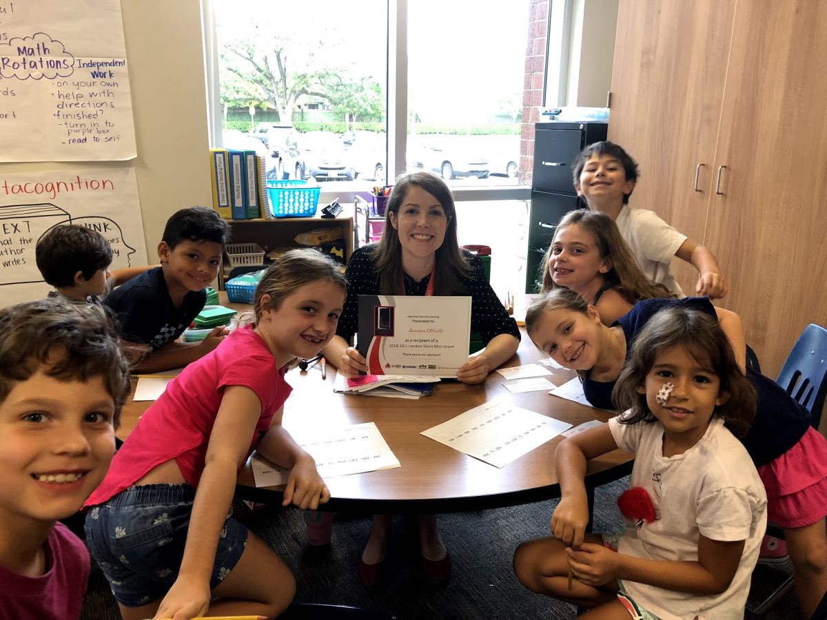 Win-Win-Win: Surprise Visits to SBISD Mini-Grant Winners | Featured News