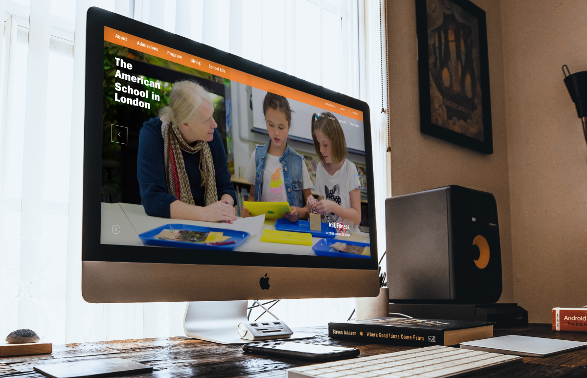 International School Website Redesign: The American School in London ...