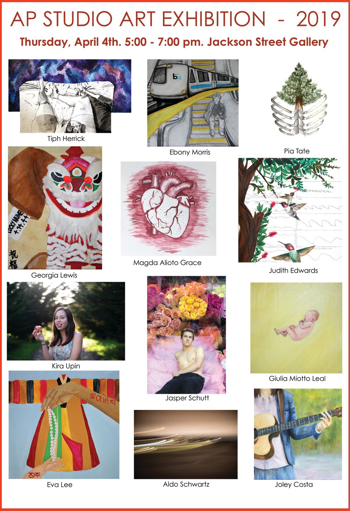 AP Studio Art Exhibition: April 4th, 5:00-7:00pm | UHS School News