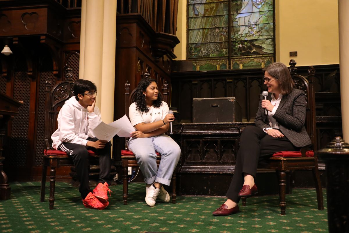 Dr. Weyburn on the Hot Seat, Middle School Style | Story Detail