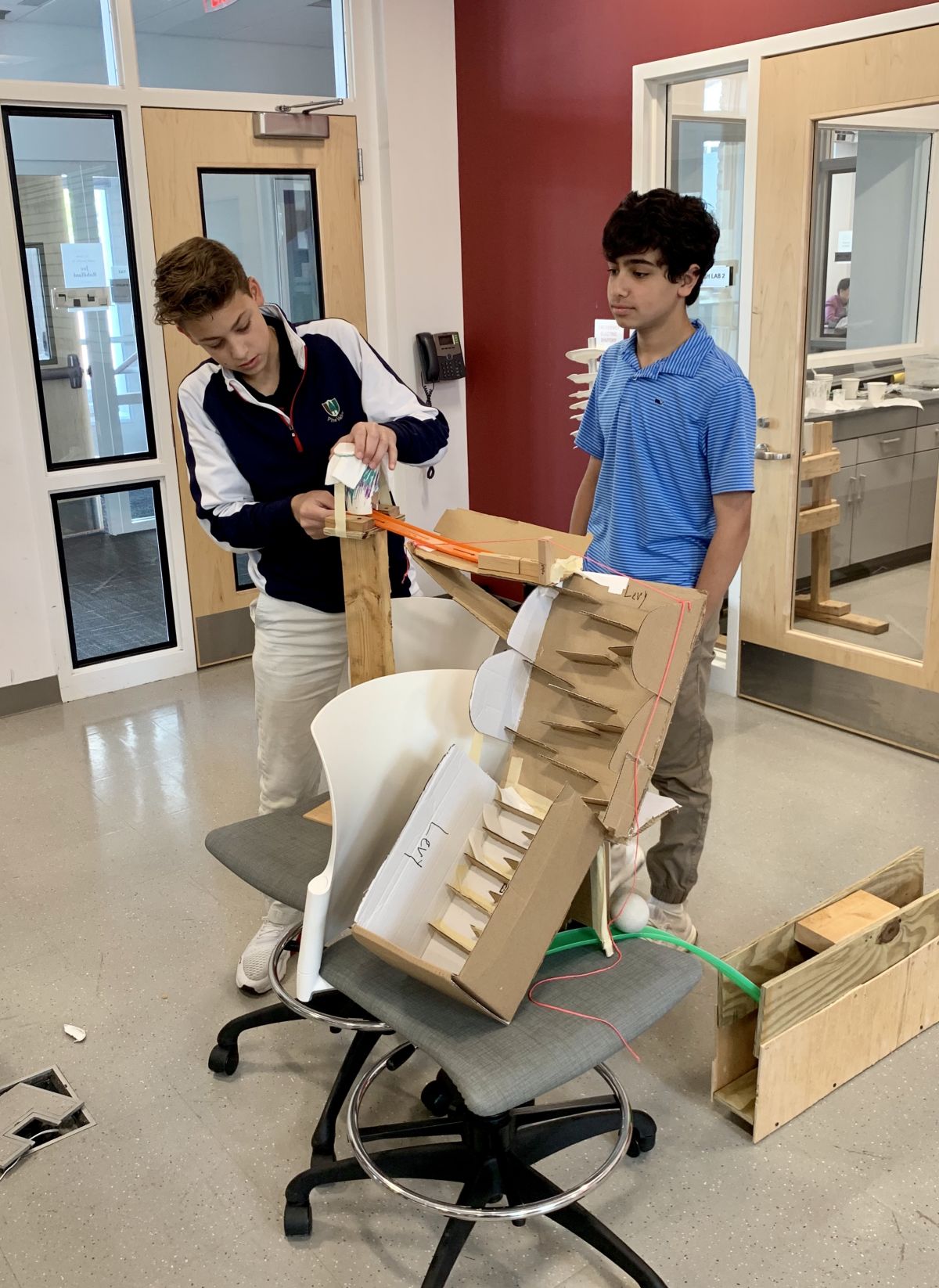 Physics Students Create Deliberately Complex Contraptions | Morristown ...