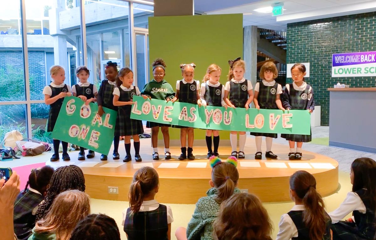 Love as You Love: Kindergarteners demonstrate how they live out Goal 1 ...
