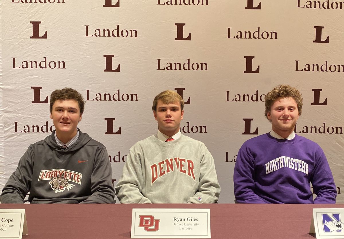 Three commit to play college athletics | news story - Landon 2021
