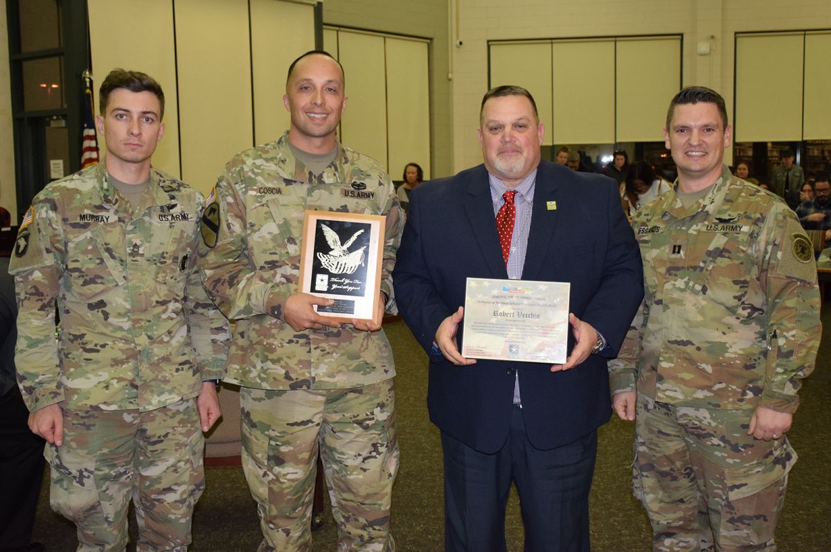 BOE President Robert Vecchio Honored by U.S. Army for 'Our Community ...