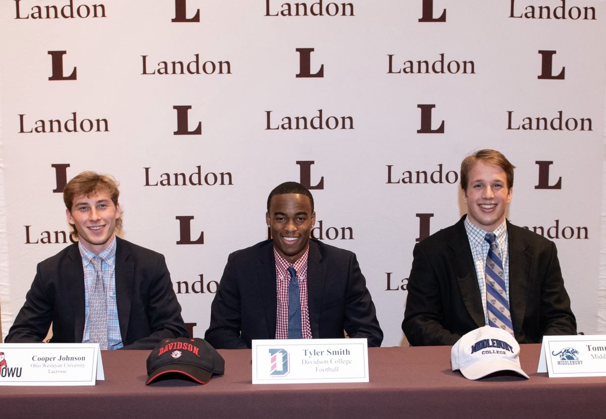Three more commit to play college athletics | news story - Landon 2021