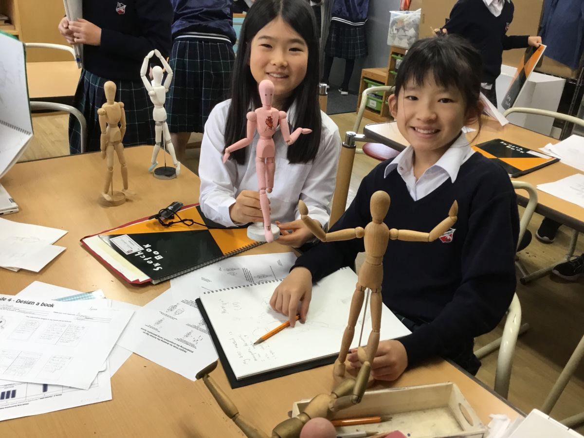 Grade 4: Human Body Systems - Drawing the Human Figure | Setagaya