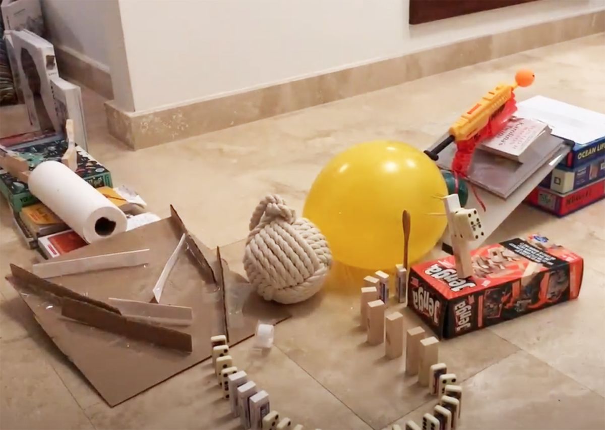 Physics Students Create Complex Contraptions at Home | Morristown Beard ...