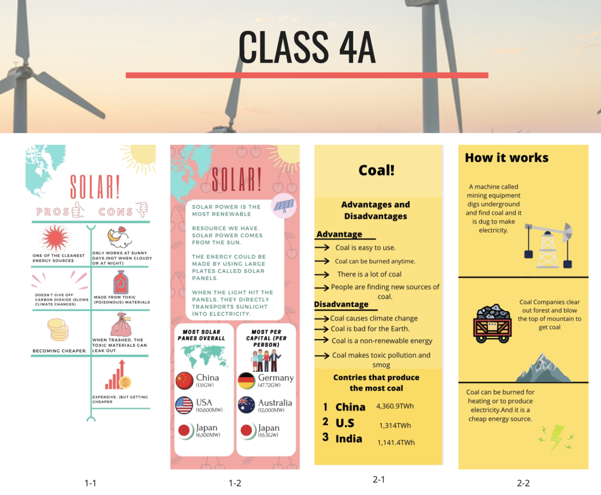 Showcasing the infographics of Grade 4 ( PYP Sharing the Planet - Earth ...