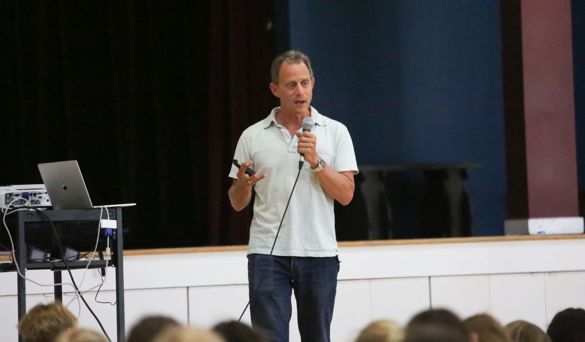 Author Stuart Gibbs Visits MTS | Blog