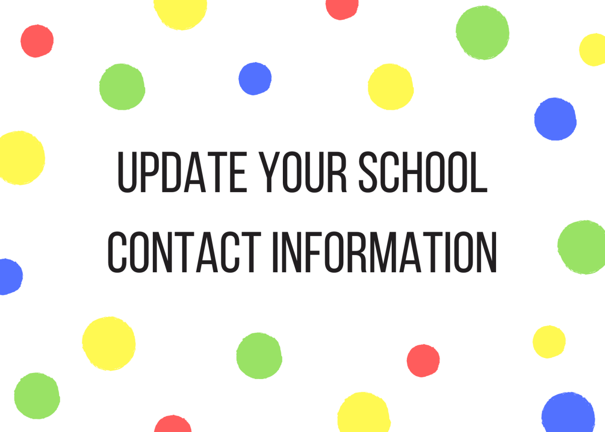 Update Your School Contact Information | article