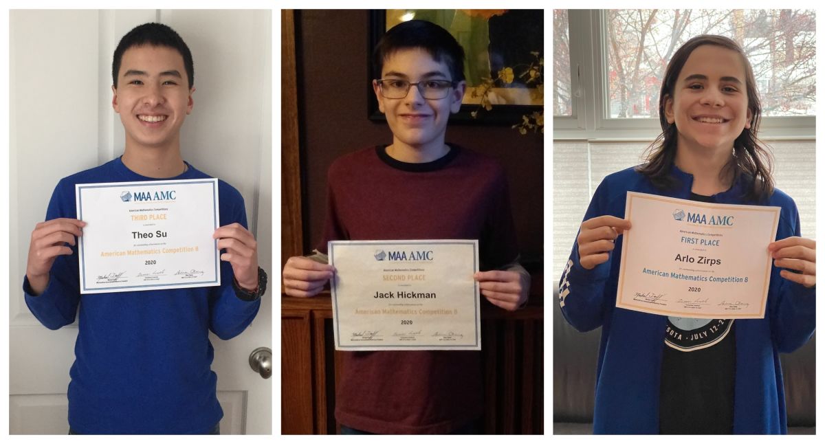 Middle School competes in virtual American Mathematics Competition ...