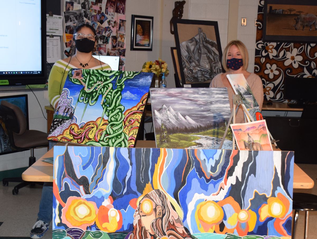 February Artist of the Month Wins 2021 Yearbook Cover Design | News Post