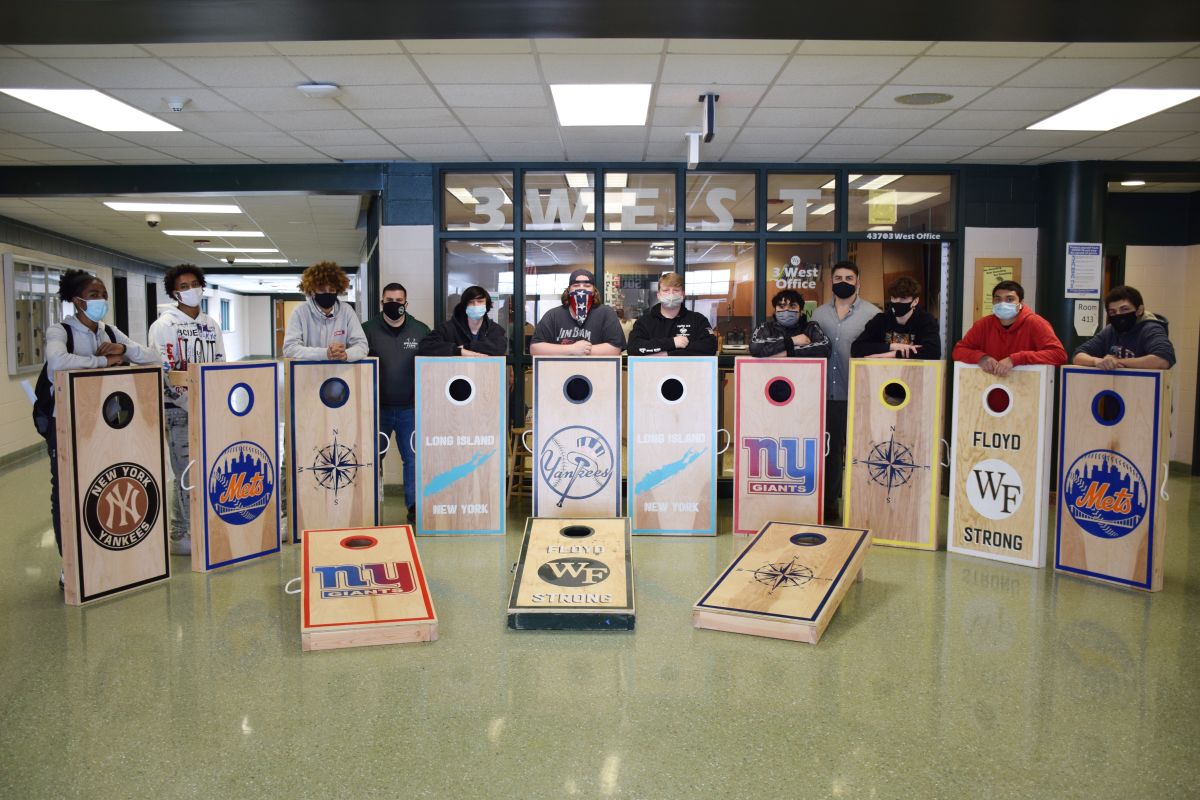 WFHS & Floyd Academy Technology Students Create Cornhole Sets | News Post
