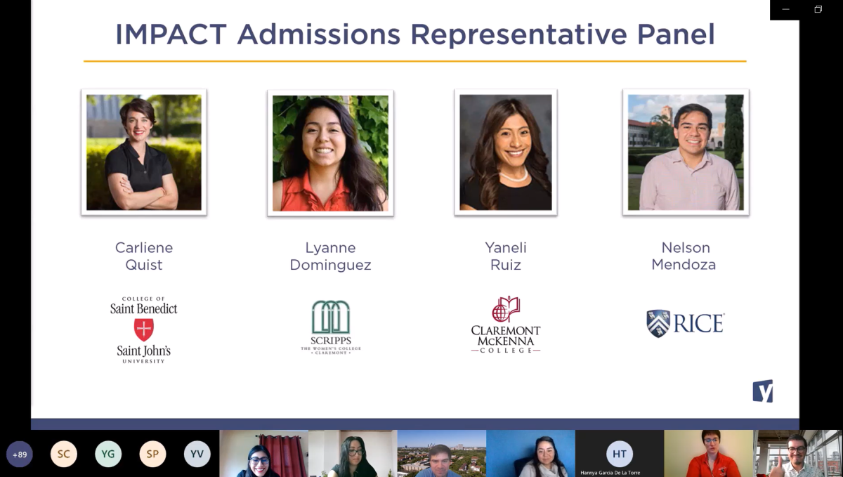 Juniors virtually meet with IMPACT colleges and universities at the ...