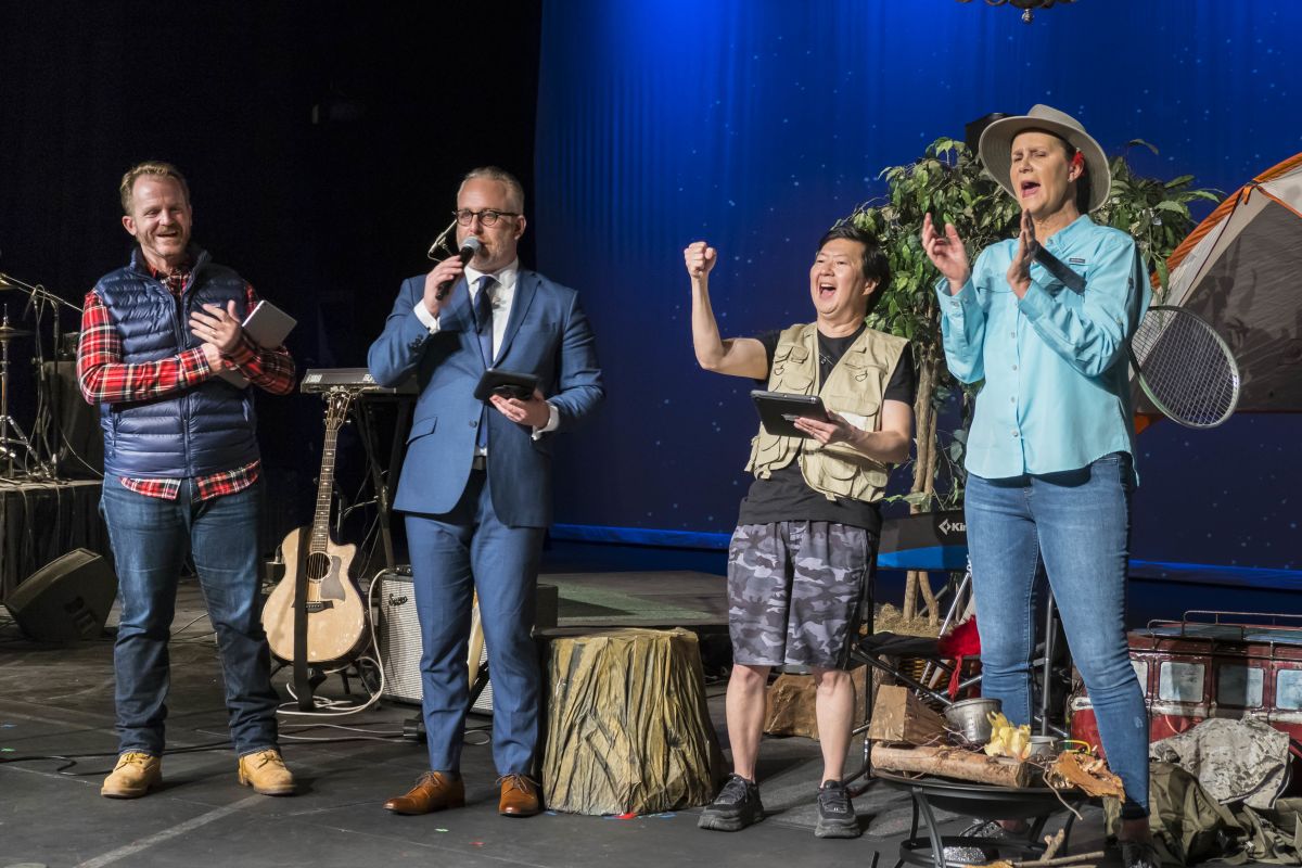 Comedian Ken Jeong and Tennis Legend Pam Shriver Served Up Lots of ...